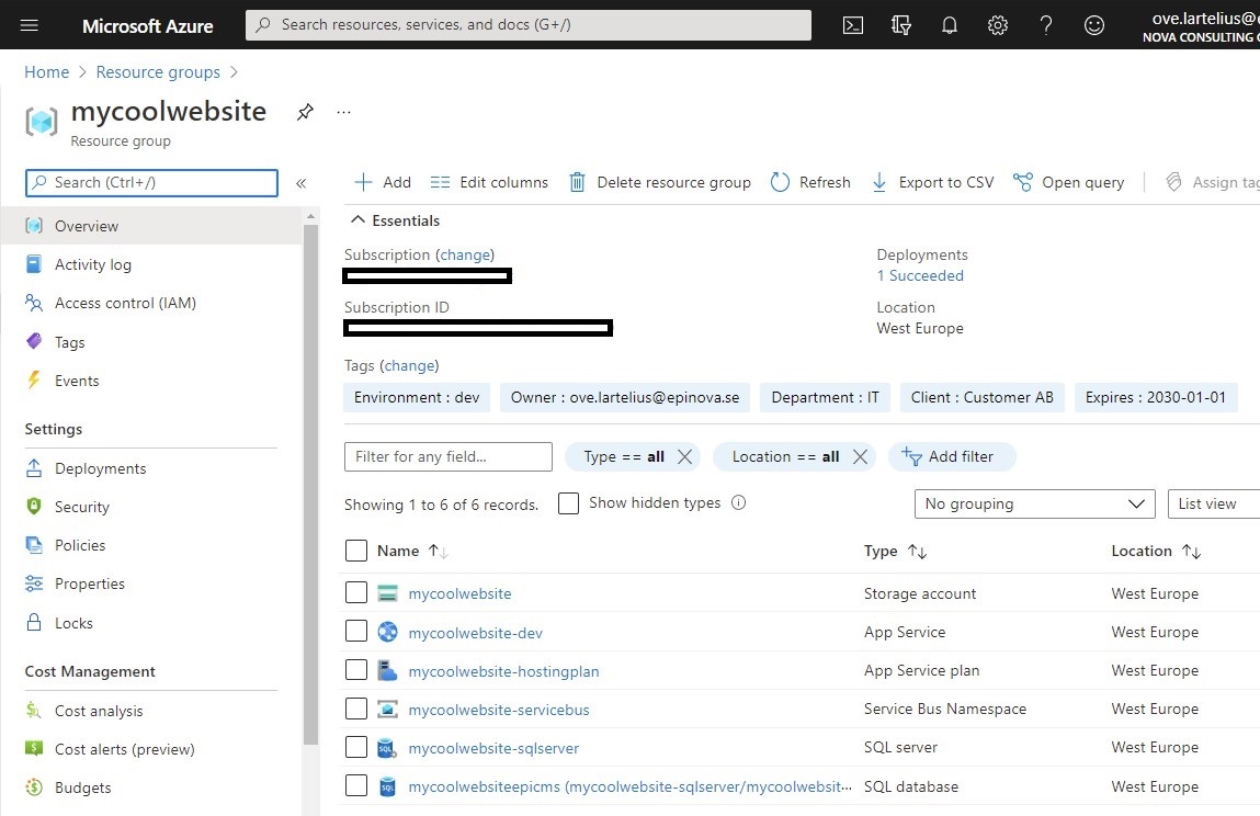 Automate setting up your Episerver/Optimizely environment in Microsoft Azure | Epinova